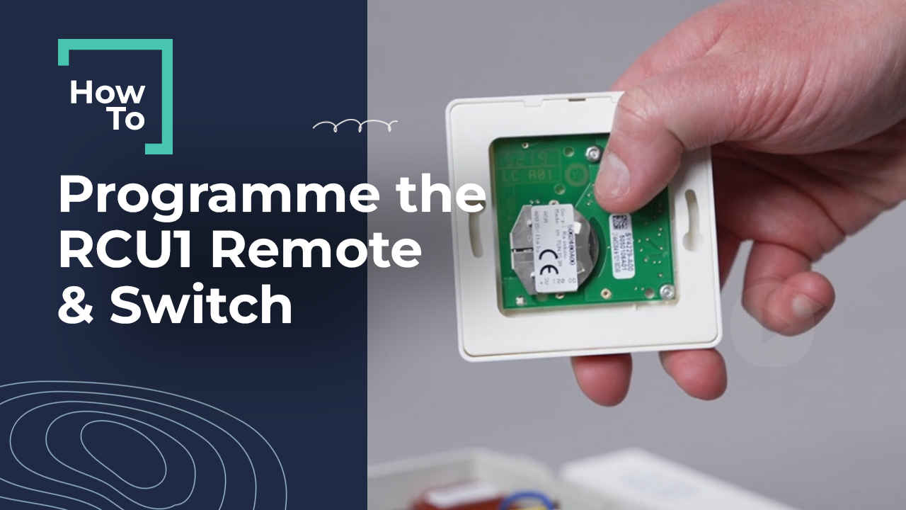HOW TO Programme the RCU1 Remote & Switch - Teal Products